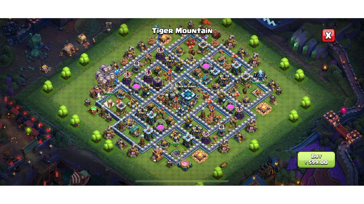 All sceneries in Clash of Clans