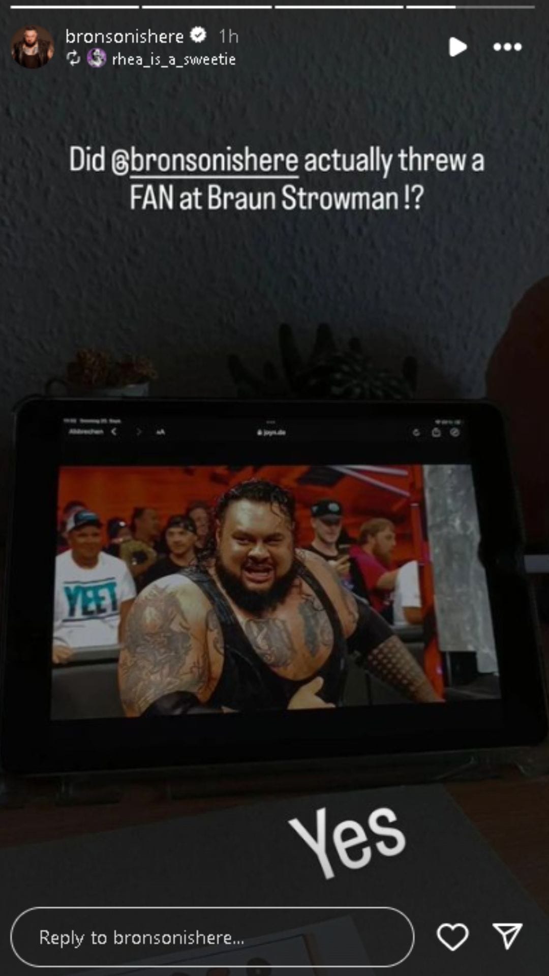 WWE: Bronson Reed acknowledges his recent bizarre actions ahead of WWE RAW