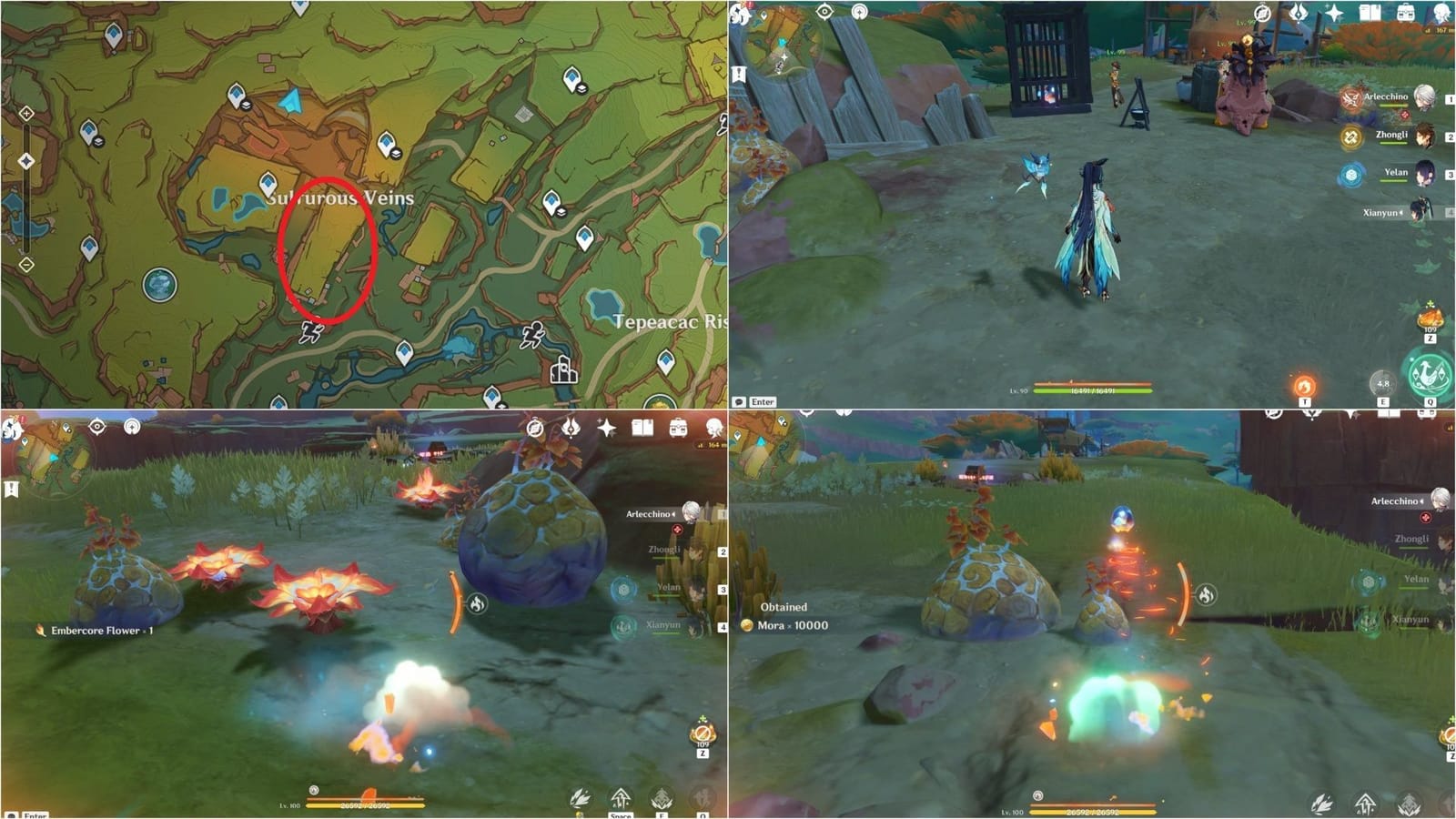 Genshin Impact Natlan Monetoo locations