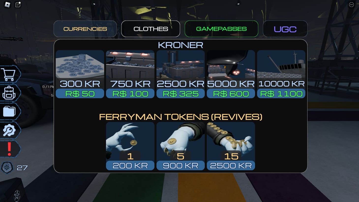 Roblox Pressure: All Shop locations