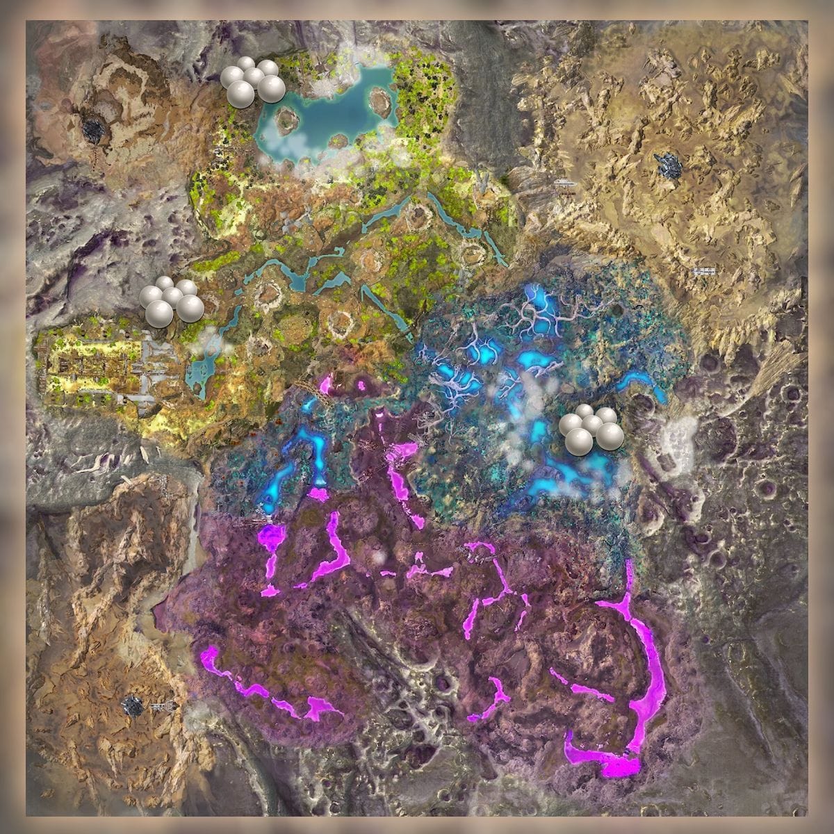ARK Survival Ascended Aberration Resource map: Best locations for all ...