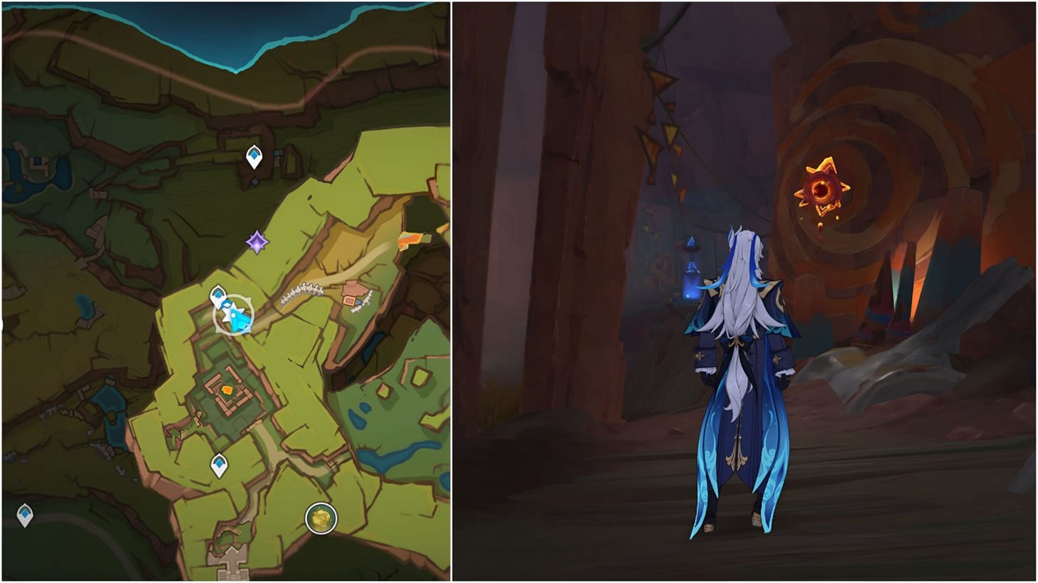 Genshin Impact Huitztli Hill Pyroculus locations