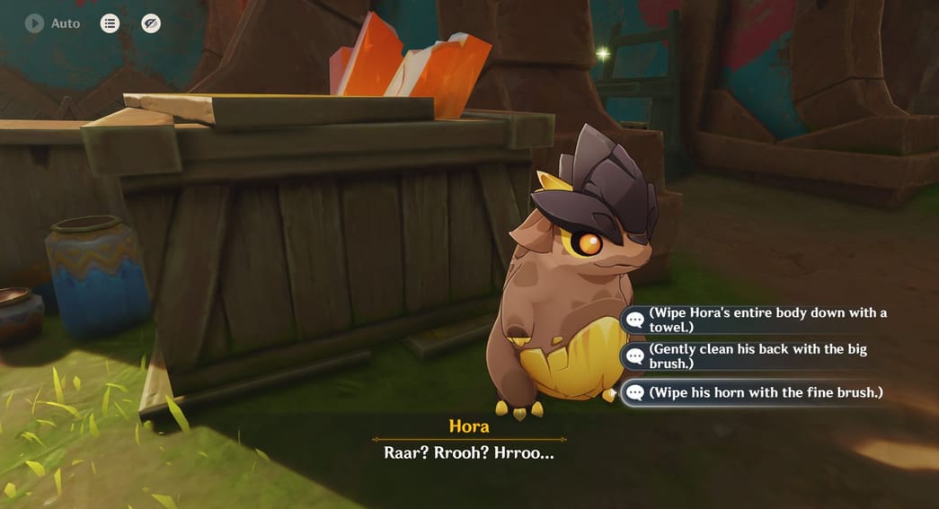 Genshin Impact Tending to a Tepetlisaurus commission and hidden ...