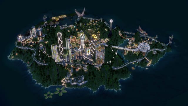 Minecraft community reacts to an incredible Solarpunk city built in six ...