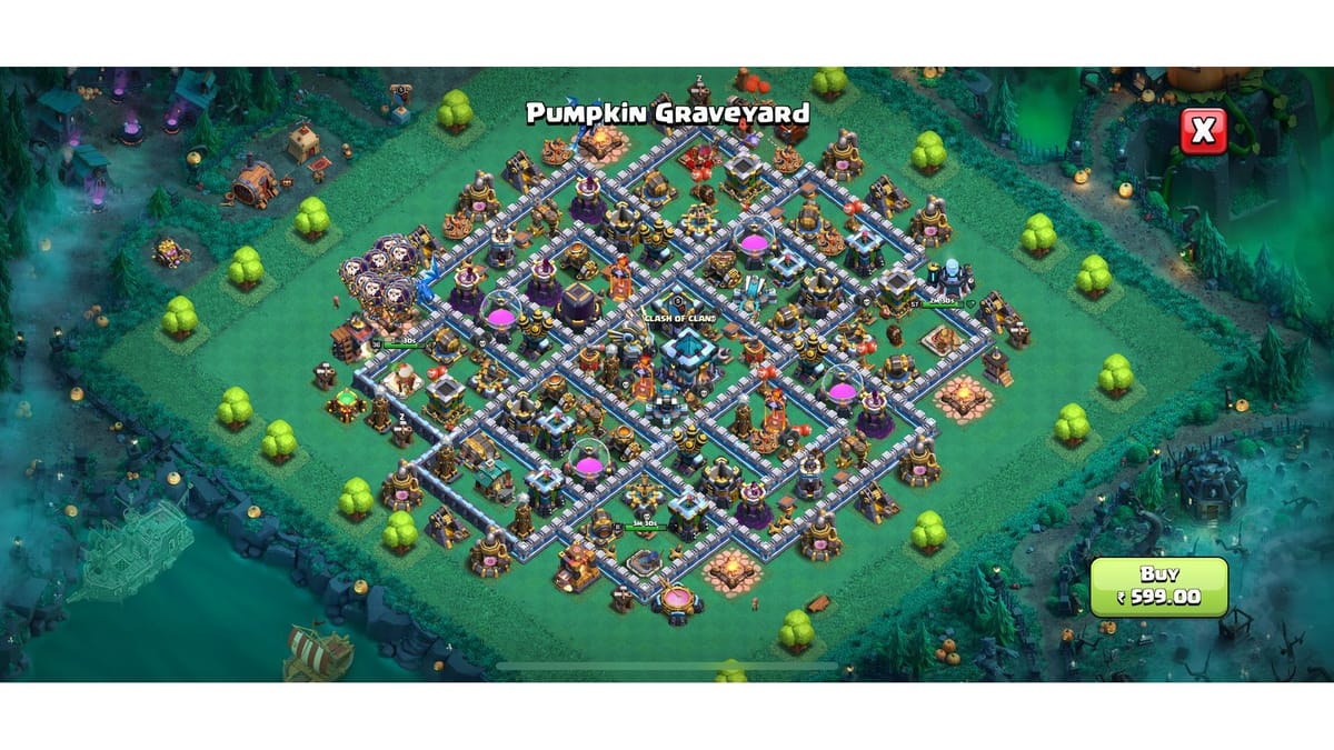 All sceneries in Clash of Clans