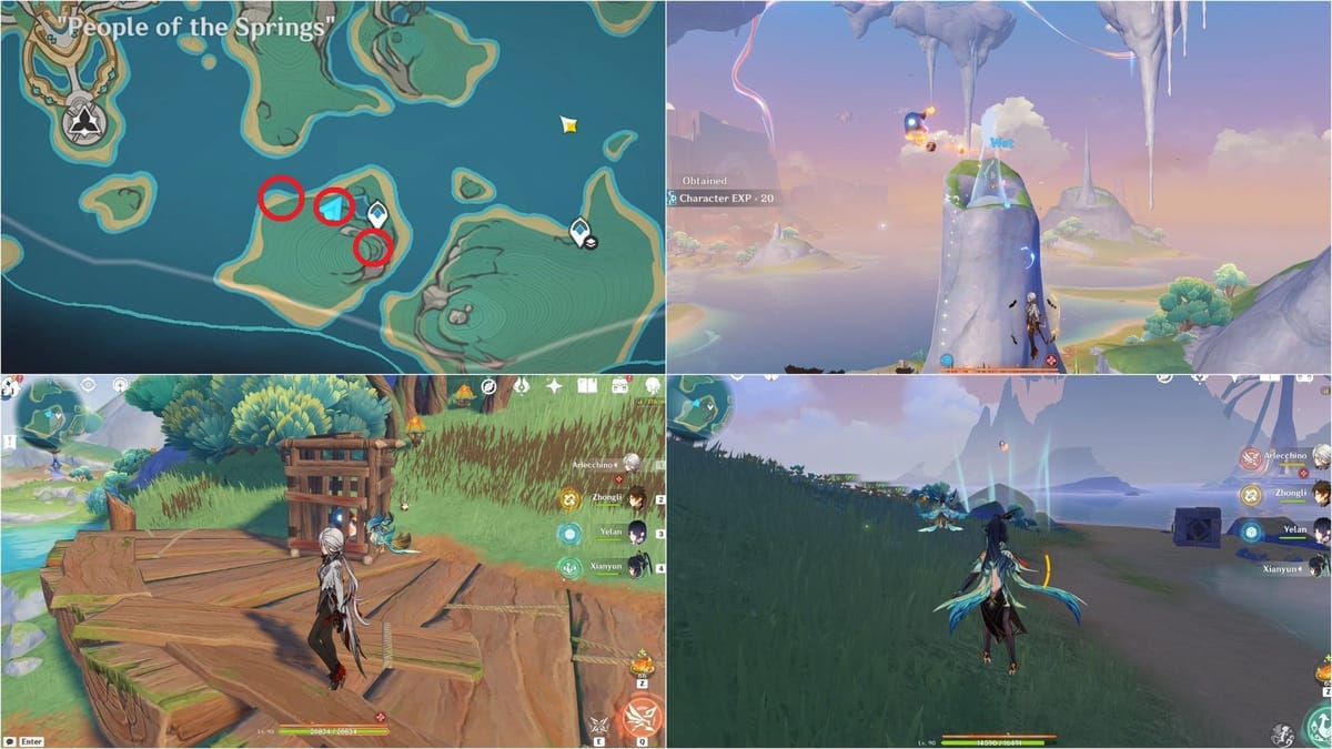 Genshin Impact Natlan Monetoo locations