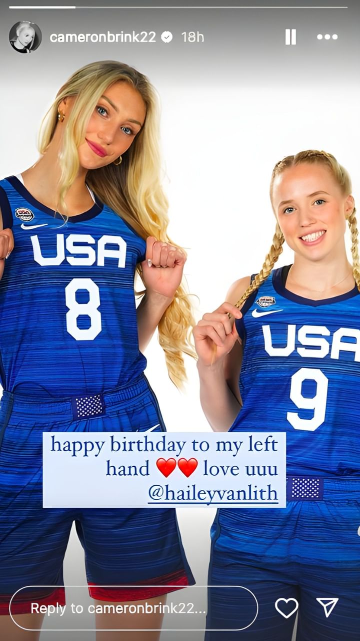 Cameron Brink refers to Hailey Van Lith as 'left hand' as she posts gushing tribute on TCU star ...