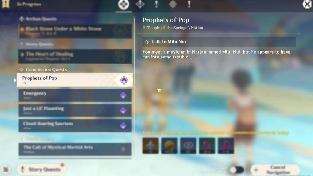 Genshin Impact Prophets of Pop commission: Hidden achievement unlock guide