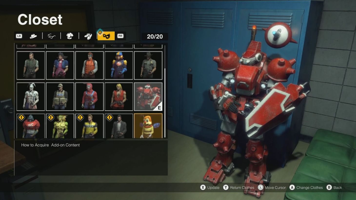 All DLC costumes in Dead Rising Deluxe Remaster