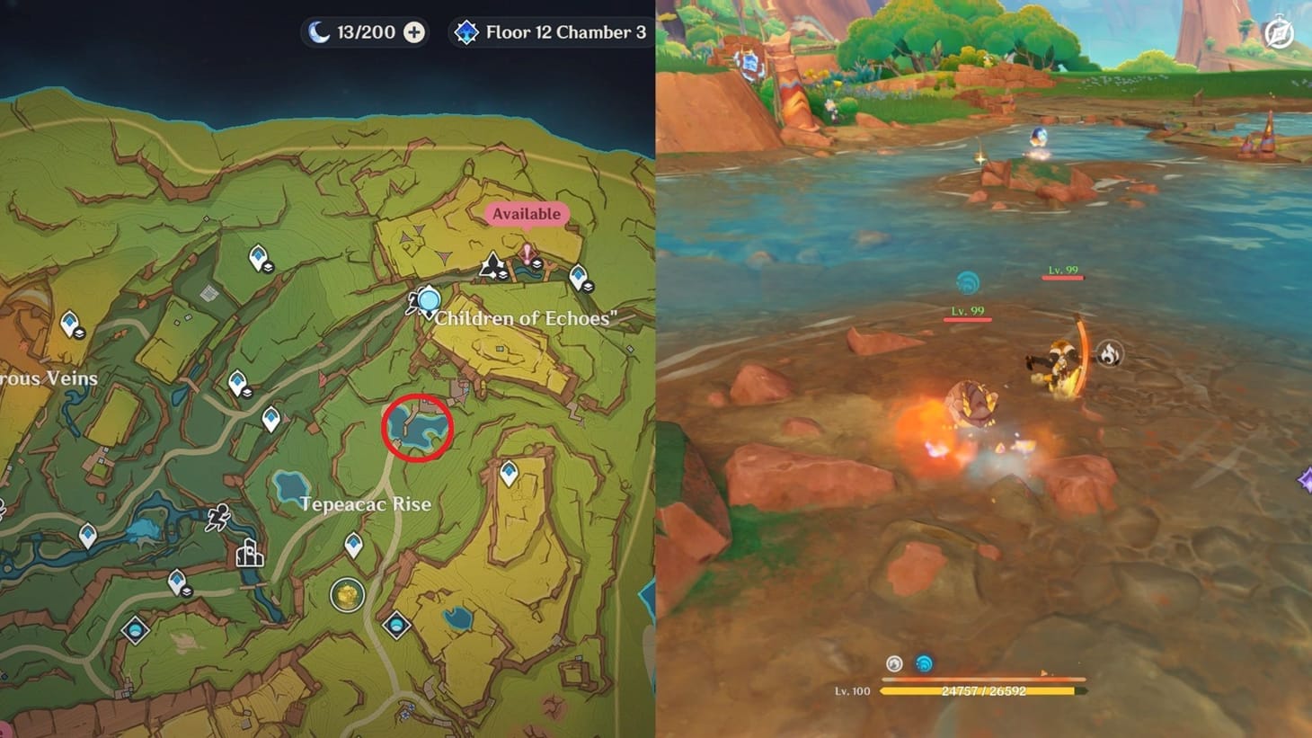 Genshin Impact Natlan Monetoo locations