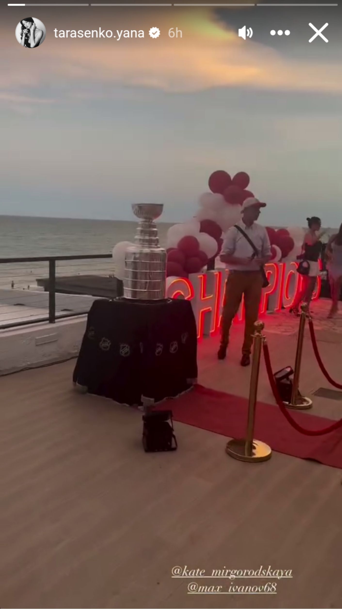 Vladimir Tarasenko's wife Yana shares glimpses from Panthers AC Max ...