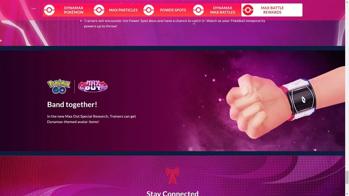 What is the Dynamax Band in Pokemon GO?