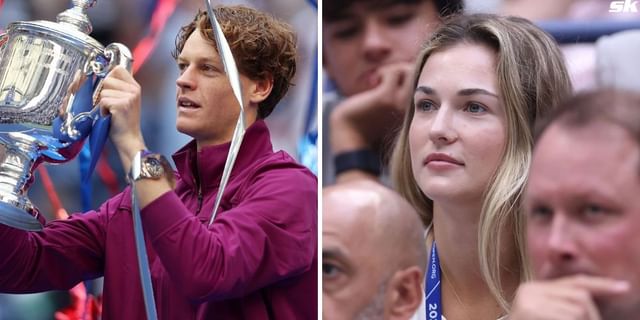 In Pictures: Jannik Sinner's girlfriend Anna Kalinskaya joins him in rare moment as the couple ...