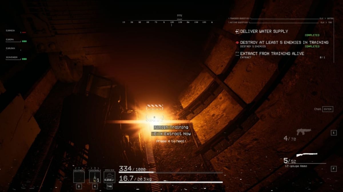 How to extract in The Forever Winter