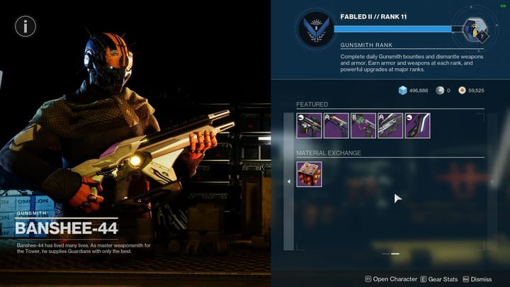 Destiny 2 Banshee shop this week: Rotating weapons, focusing options ...
