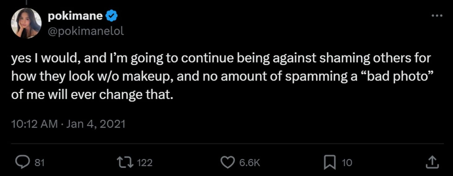 What does Pokimane look like with no makeup? Revisiting the Twitch star ...