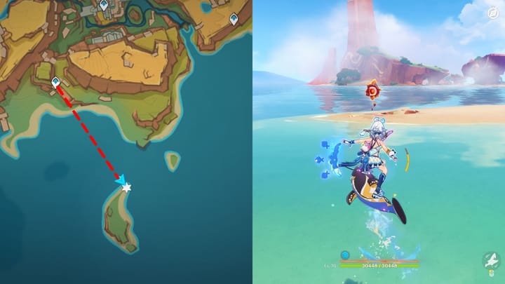 Genshin Impact Ancestral Temple Pyroculus locations