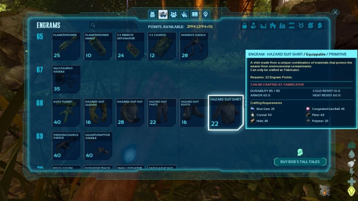 How to get Hazard set in ARK Survival Ascended Aberration
