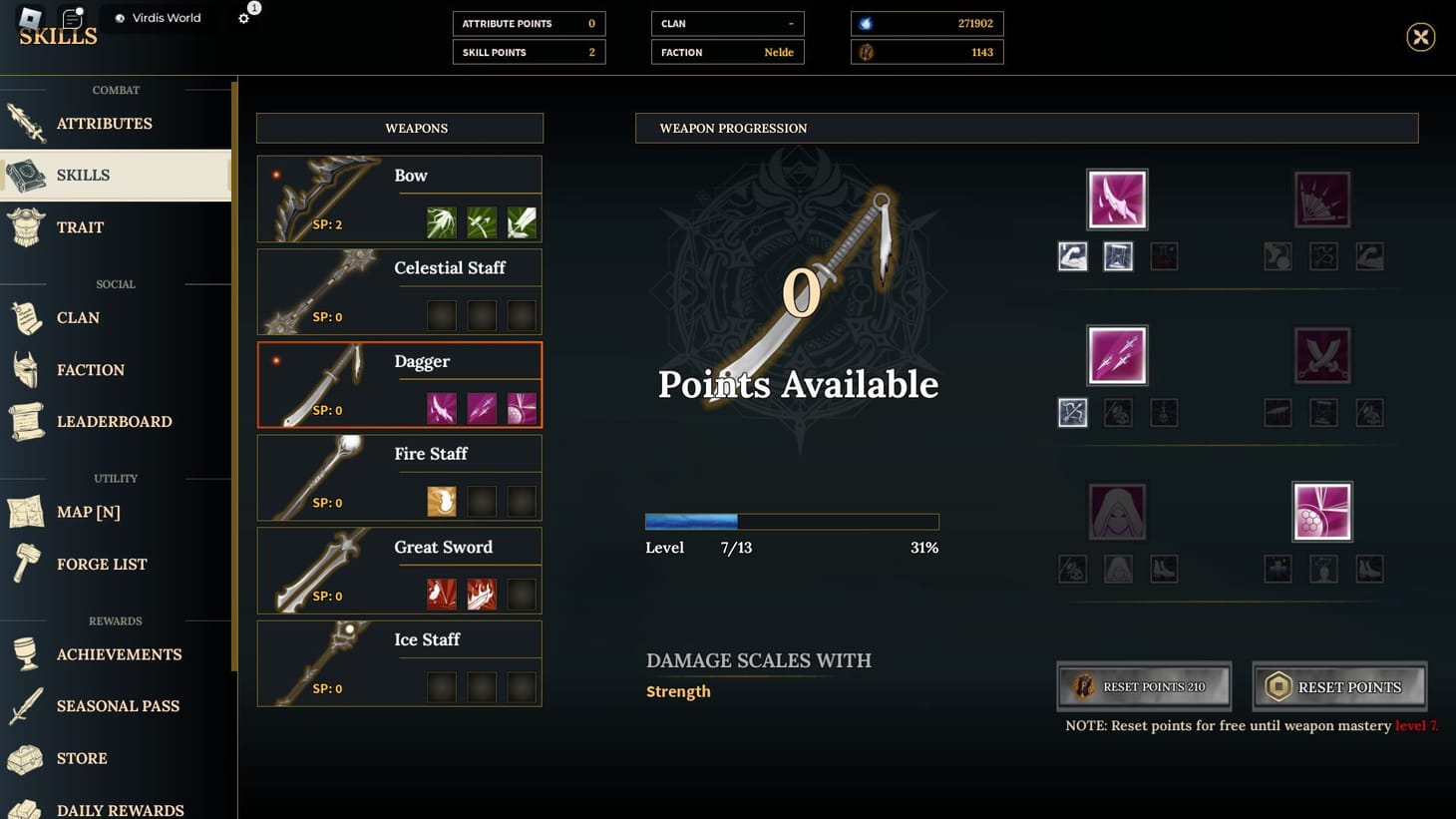 Best Dagger build in Devas of Creation