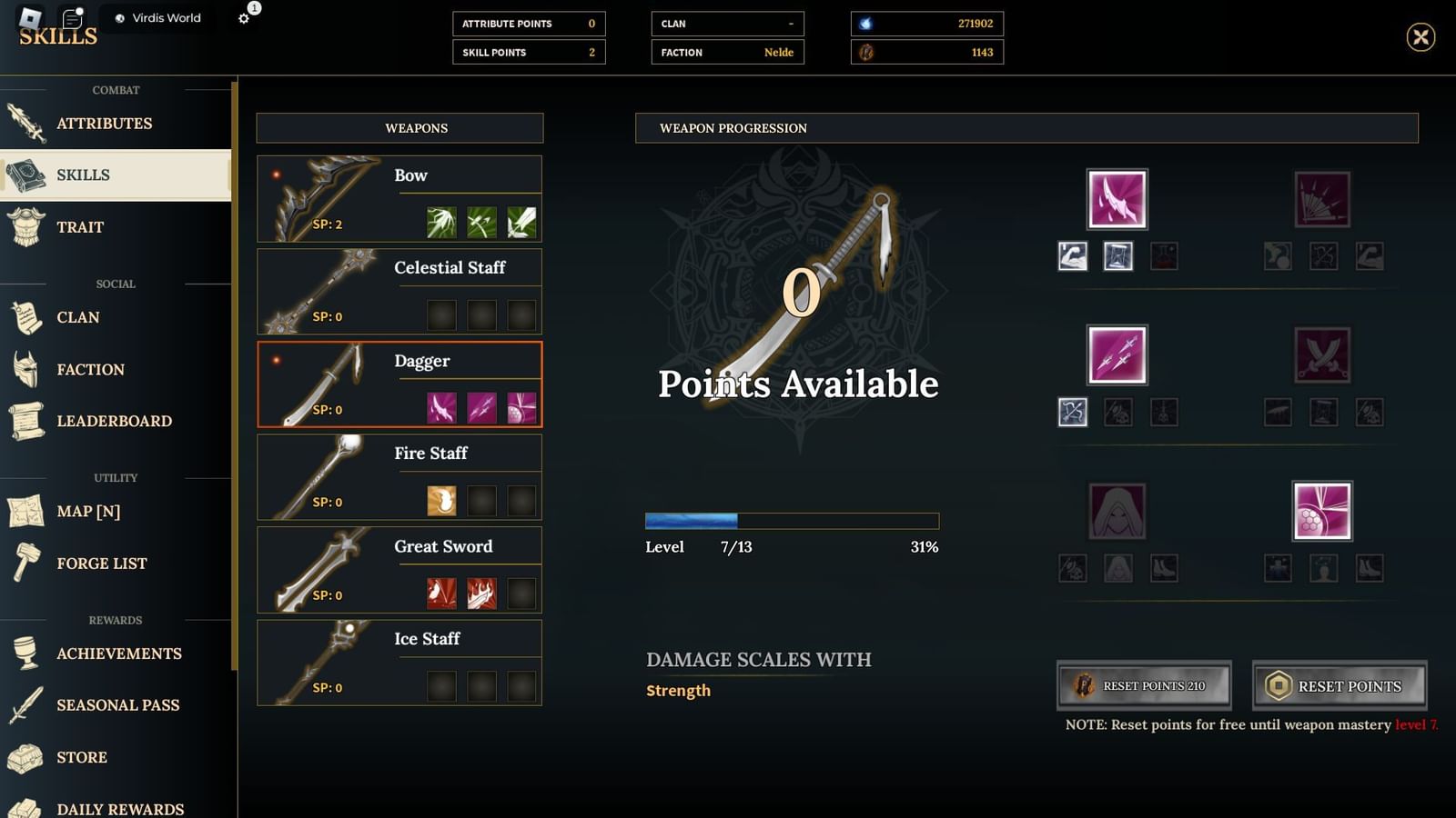 Best Dagger build in Devas of Creation