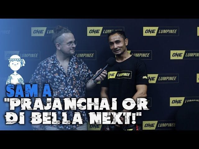 ONE Friday Fights 81: "I want to fight for the belt" - Sam-A says nasty ...