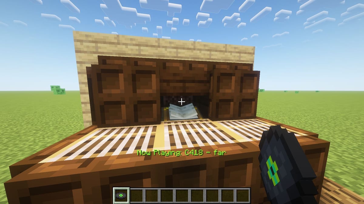 How to build a piano in Minecraft