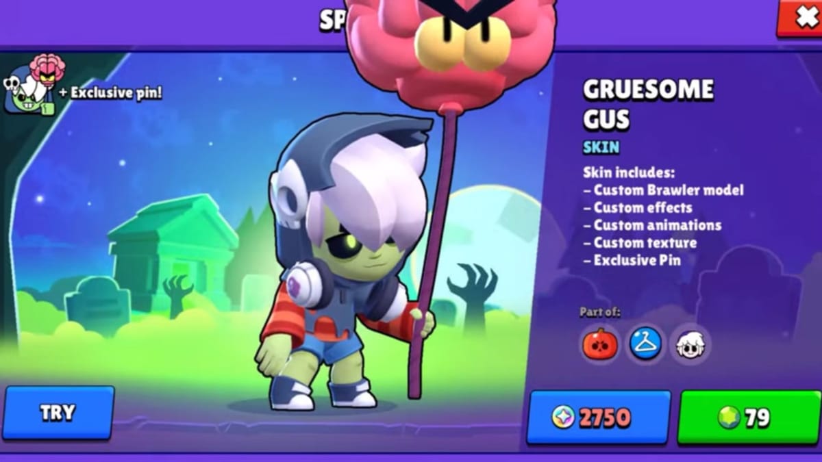 Brawl Stars Gruesome Gus skin: Cost, design, and more