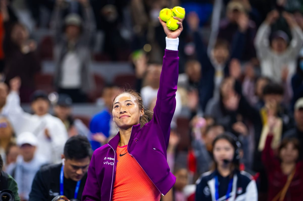 "WTA players so salty";"Any warm handshake when Zheng Qinwen involved ...