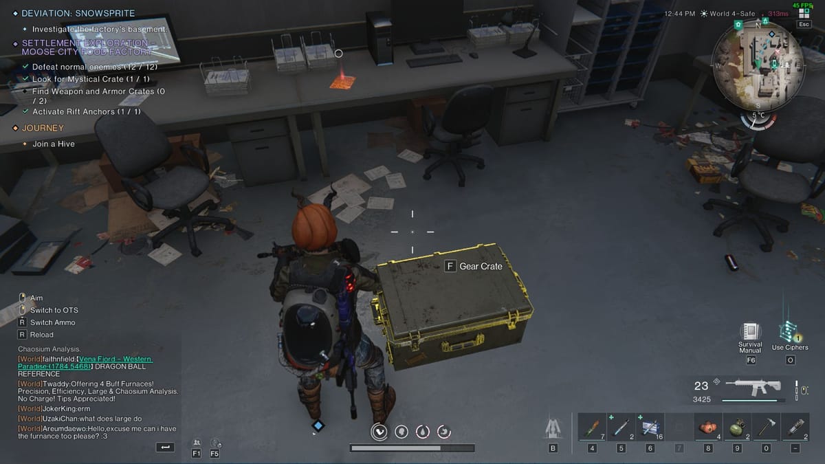 All Moose City Food Factory crate locations in Once Human