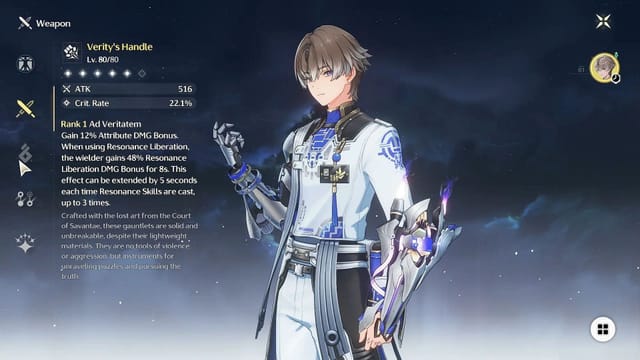 Best weapons for Youhu in Wuthering Waves