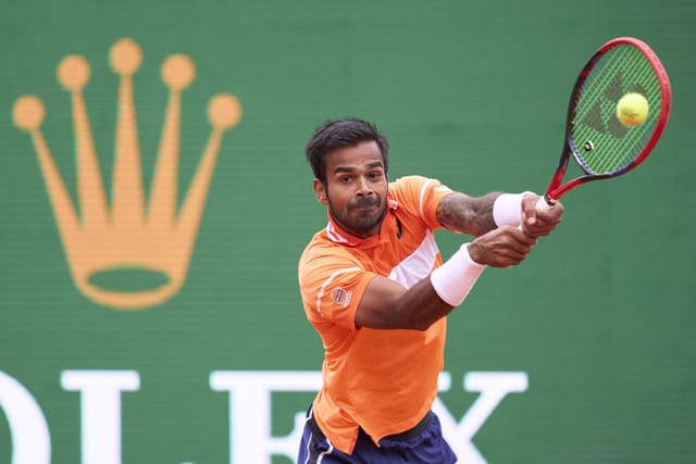 How much prize money did Sumit Nagal get after his first round at the ...