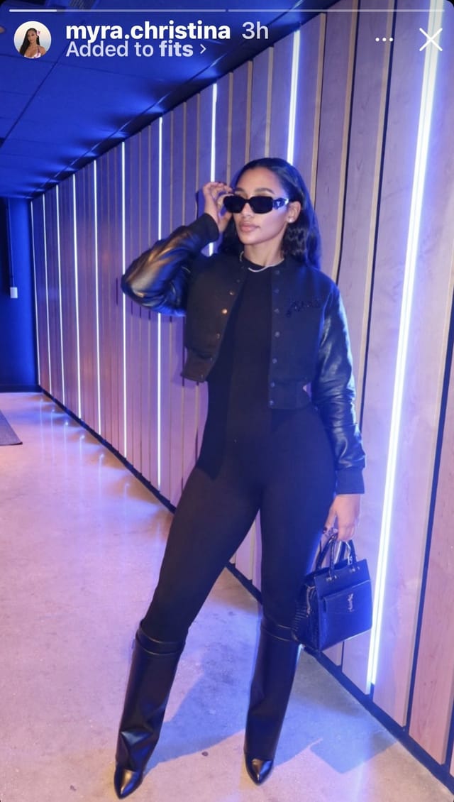 Tyrese Maxey: PHOTO: Myra Gordon oozes style in all-black outfit and ...