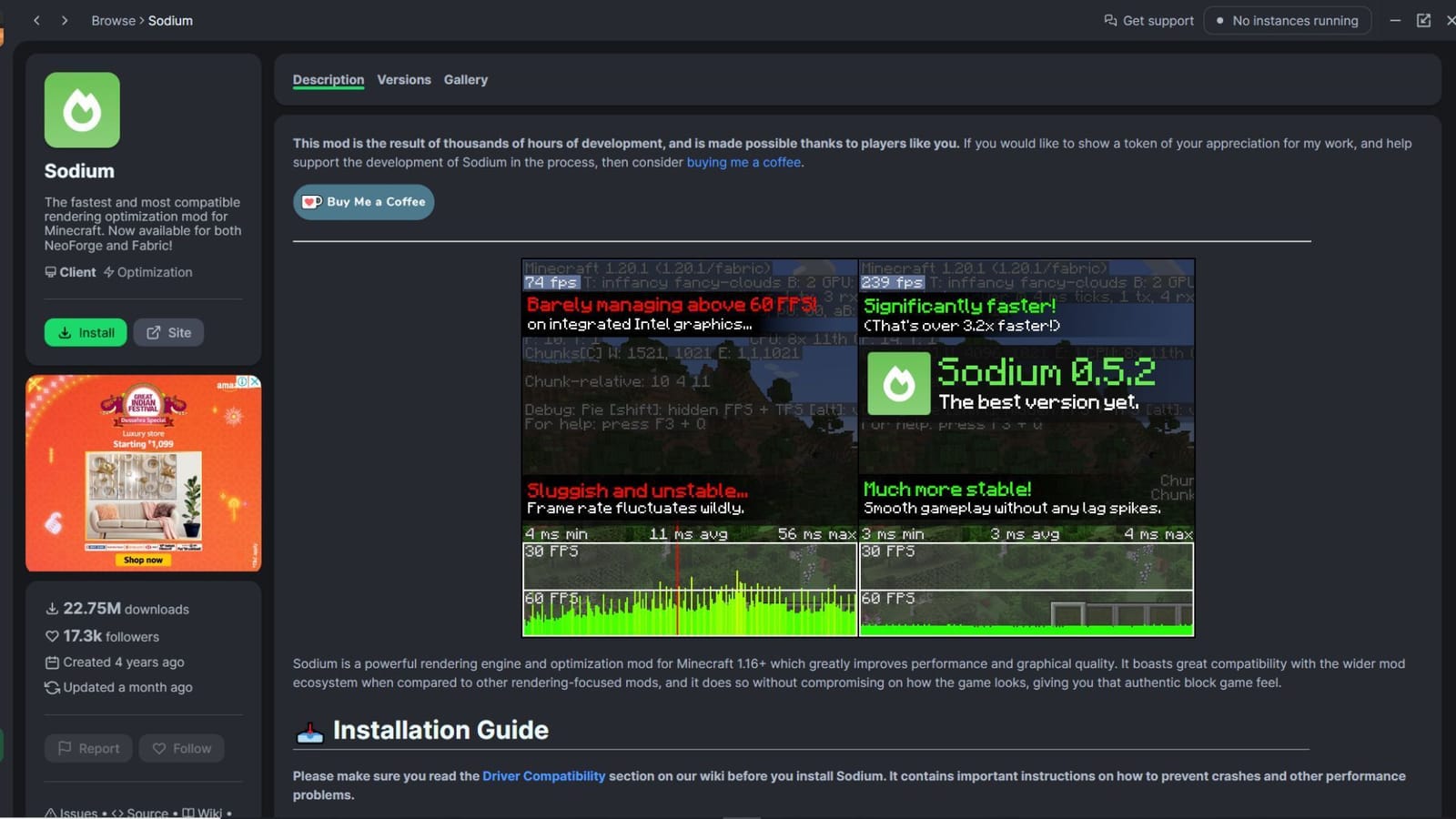 Minecraft stuck at 60 FPS: Potential fixes and reasons explored