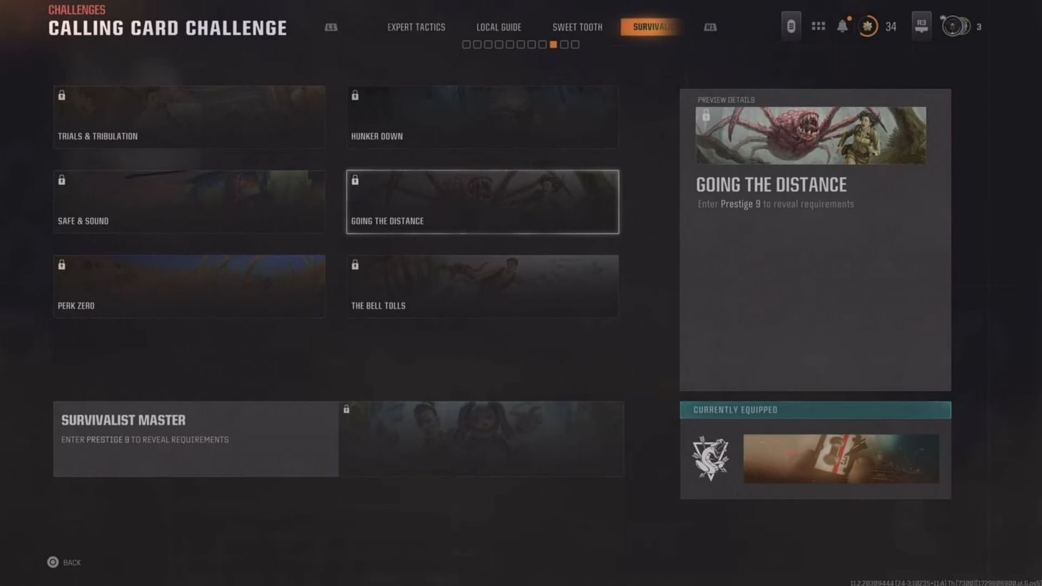 All prestige Calling Cards in Black Ops 6 Zombies