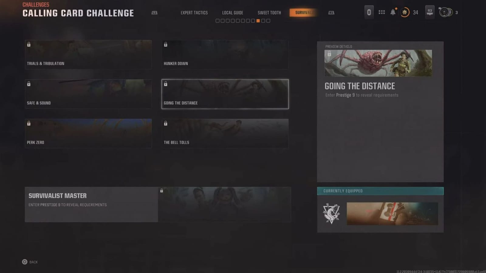 All prestige Calling Cards in Black Ops 6 Zombies