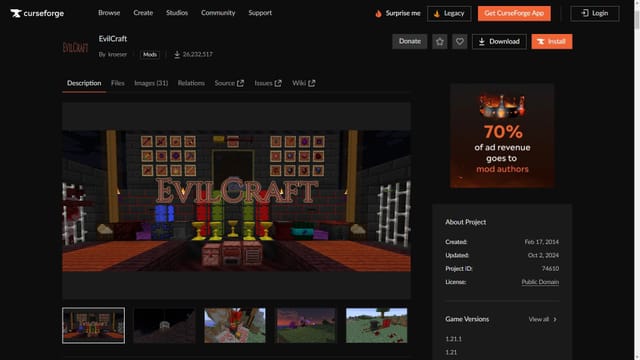 What is Evil Minecraft? All you need to know about EvilCraft mod