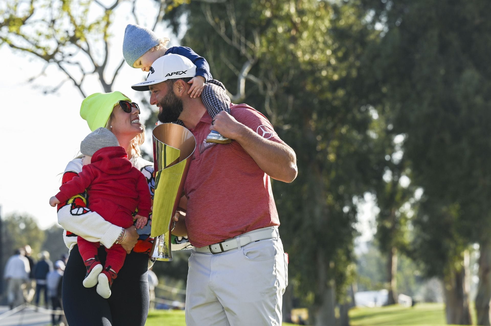 In pictures: Jon Rahm welcomes his daughter Alaia Cahill with adorable ...