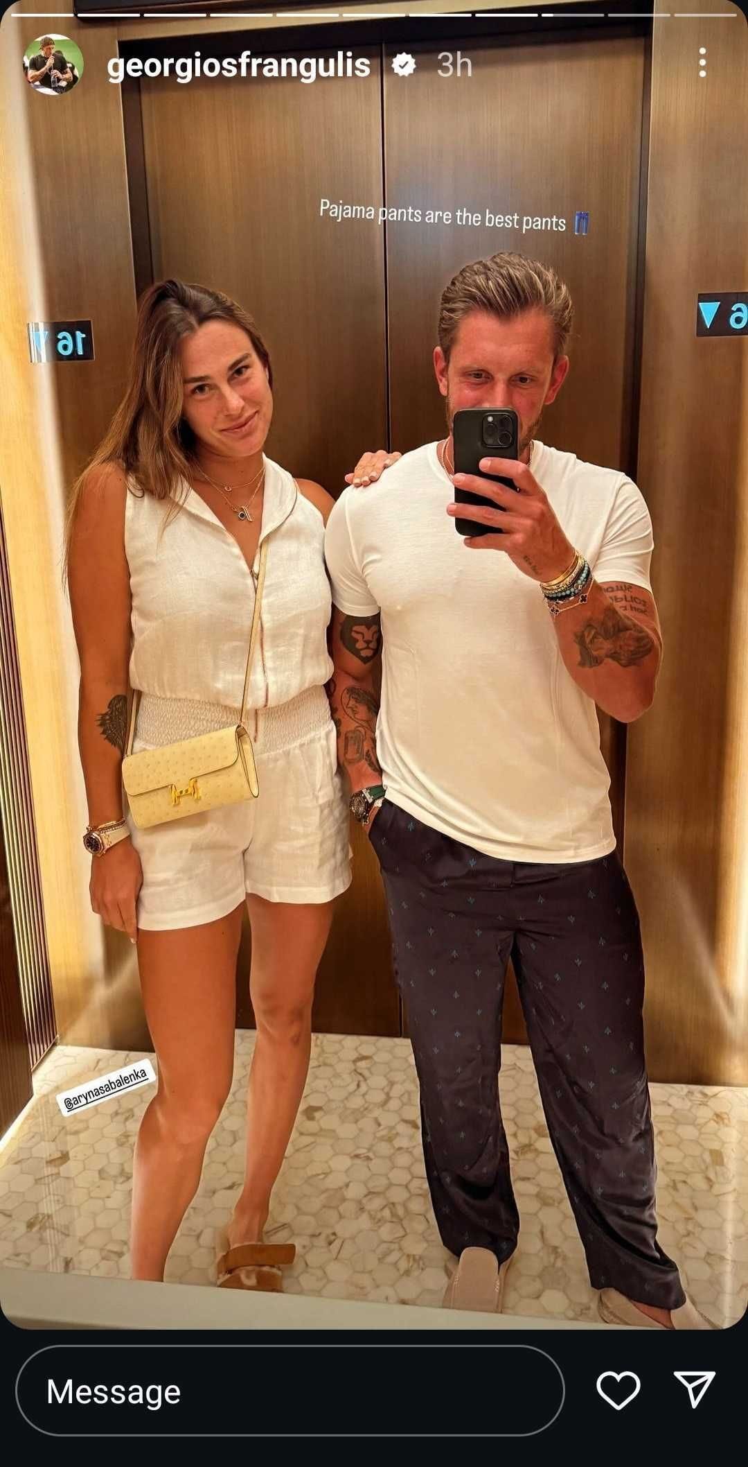 In Pictures: Aryna Sabalenka relishes dinner date with boyfriend Georgios Frangulis in Dubai ...