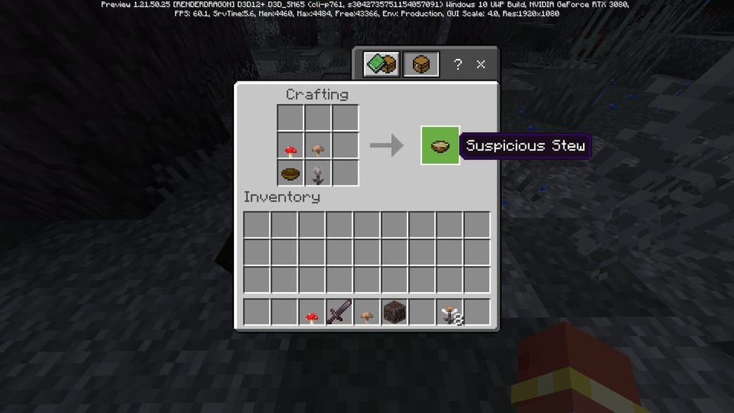 All suspicious stew recipes in Minecraft