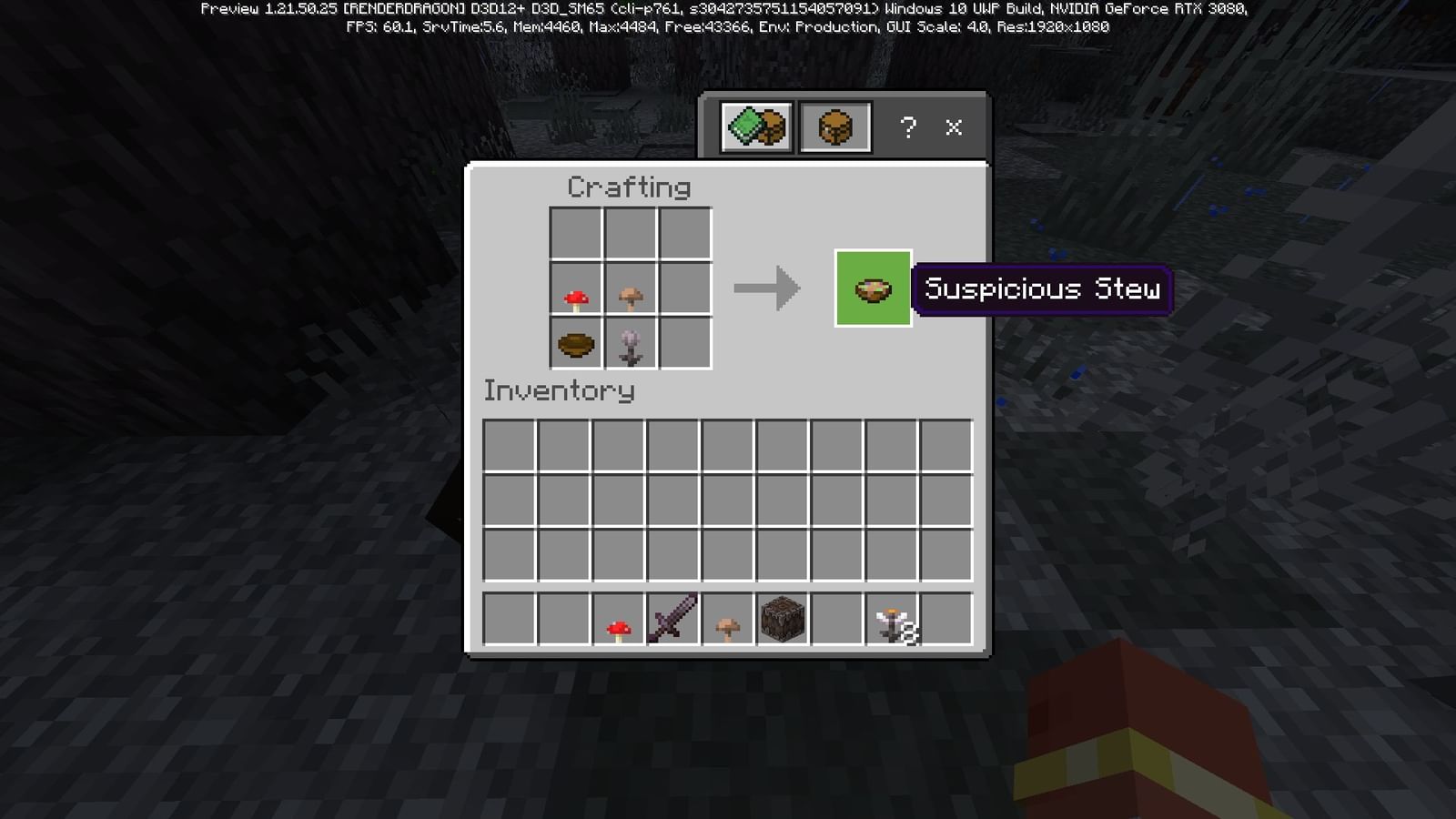 All suspicious stew recipes in Minecraft
