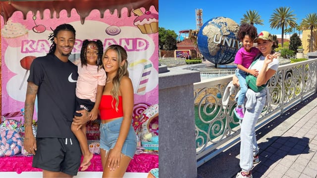 Ja Morant's baby mama KK Dixon hilariously reveals daughter Kaari's ...