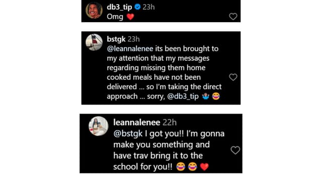 "Have Trav bring it to the school for you": Travis Hunter's fiancée ...