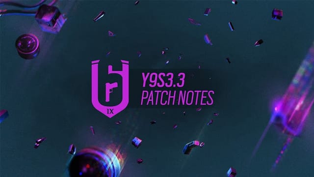 Rainbow Six Siege Y9S3.3 patch notes: Operator balancing, weapon ...