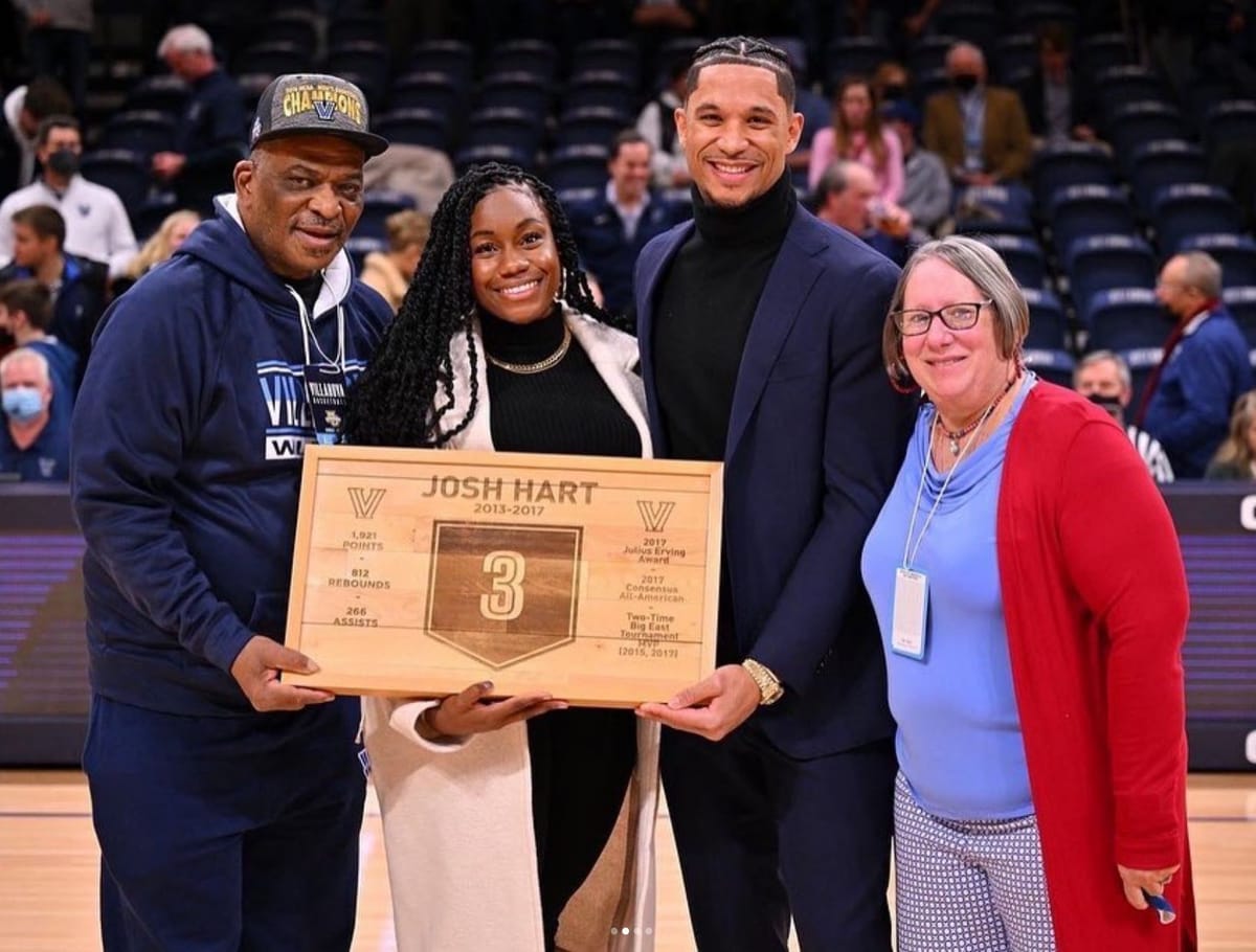 Who are Josh Hart's parents, Moses and Pat Hart?