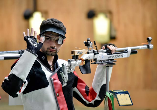 ISSF Shooting World Cup Final 2024: Akhil Sheoran wins bronze in 50m ...