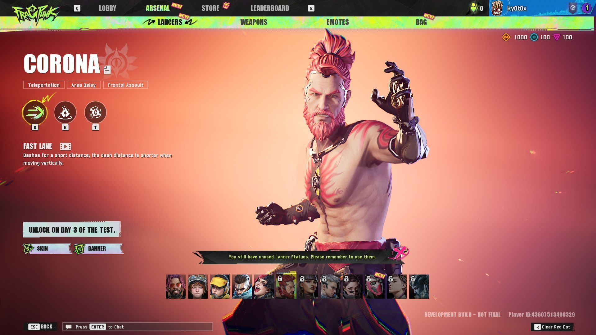 All Lancers in FragPunk