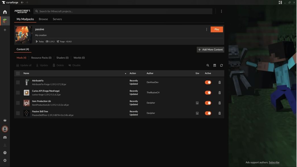 Minecraft Passive Skill Tree mod: Features, how to download, and various skills