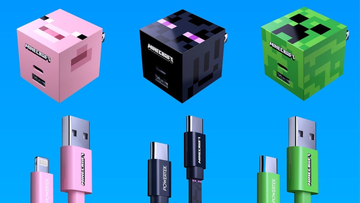 Minecraft announces mob-themed chargers, now available in Walmart