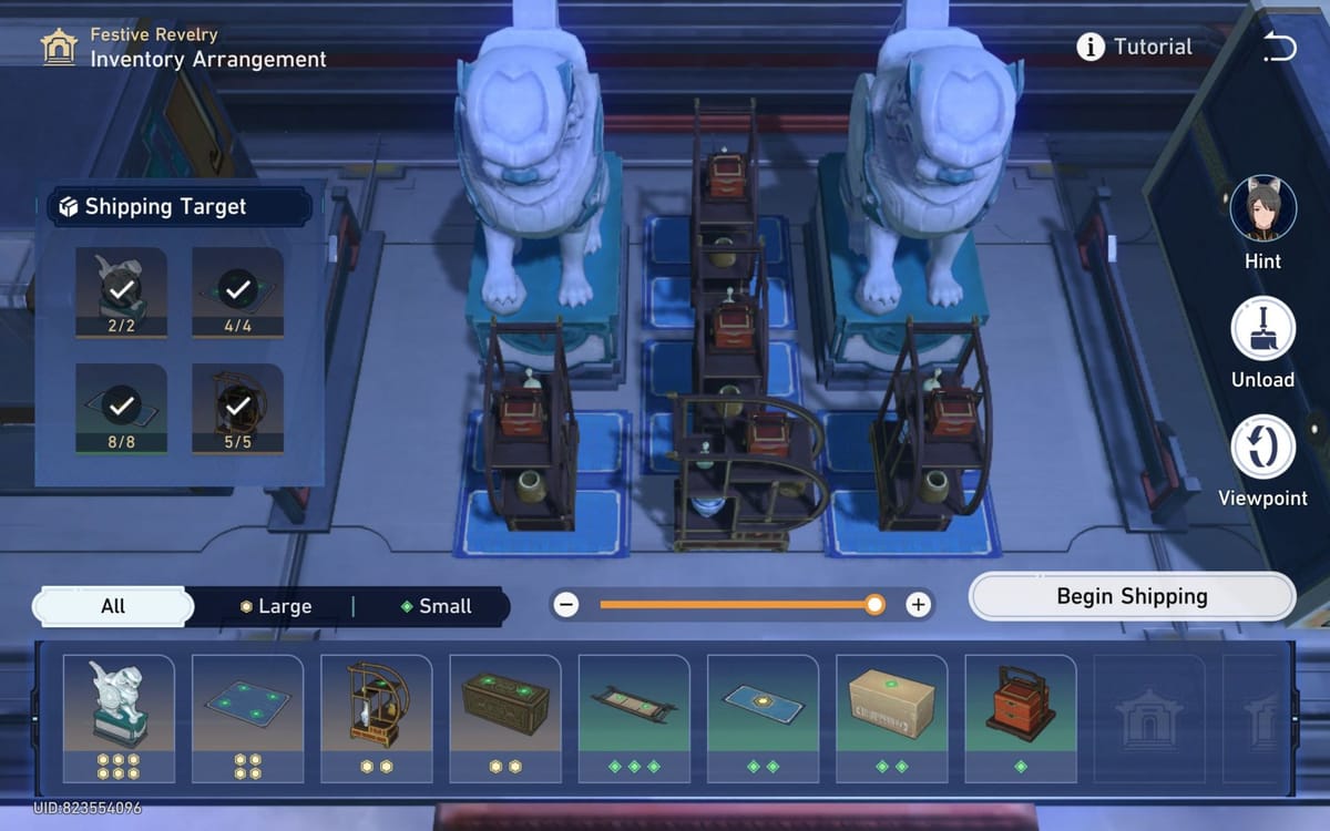 All easy and hard mode Inventory Arrangement solutions in Honkai Star ...