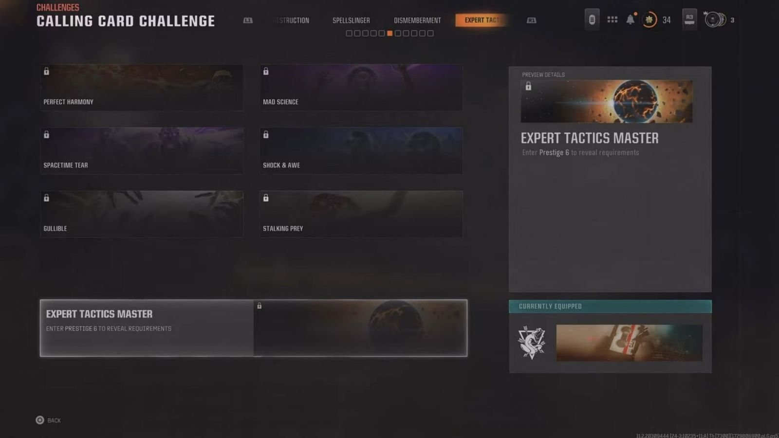 All prestige Calling Cards in Black Ops 6 Zombies